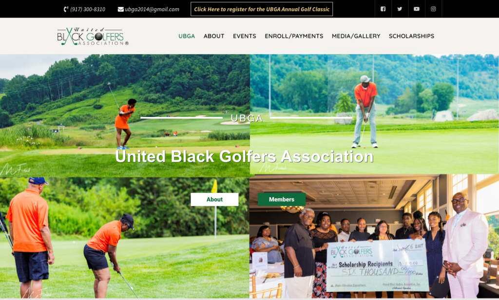 UBGA (United Black Golfers Association) | Premier Web Design Solutions